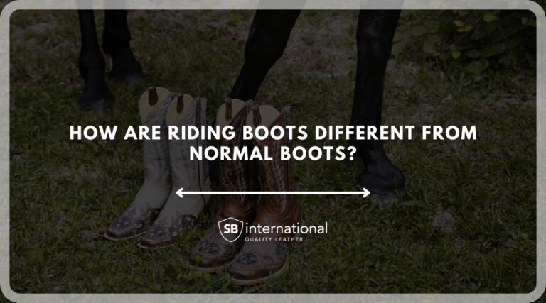 How are riding boots different from normal boots? - SB LEATHERS PVT. LTD.